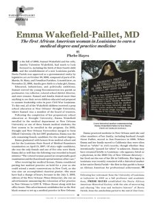 Emma Wakefield LEH 64 Parishes Magazine – Iberia African American ...